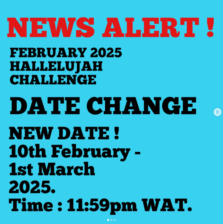 Hallelujah Challenge 2025 – 1nebody